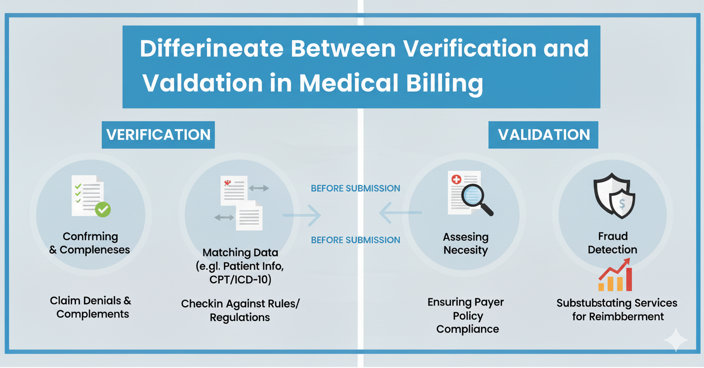 Differentiate Between Verification and Validation in Medical Billing: A ...